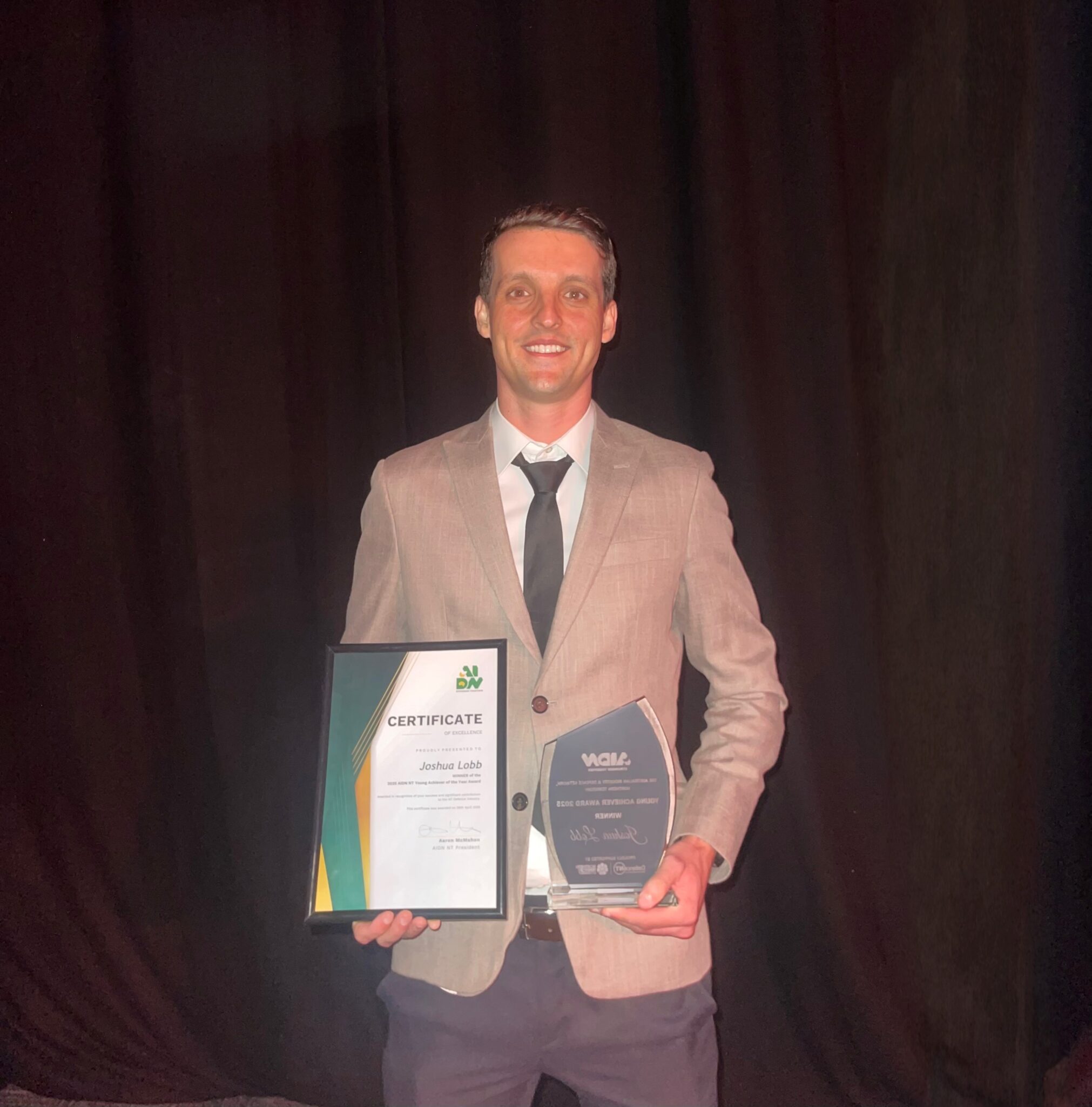 Celebrating Excellence: Josh Lobb Wins AIDN NT Young Achiever Award ...